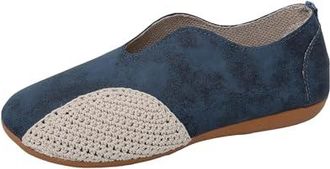 Generic Chaussures &agrave; enfiler respirantes et d&eacute;contract&eacute;es pour femme, &eacute;l&eacute;gantes, l&eacute;g&egrave;res, pliables, polyvalentes, confortables, pour la marche, le travail, le
