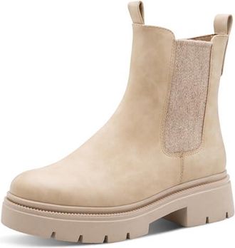 Marco Tozzi Marco Tozzi Chelsea-Stiefel 2-25433-45 Bottes tendance pour femme Beige Pointure 41, beige, 41 EU