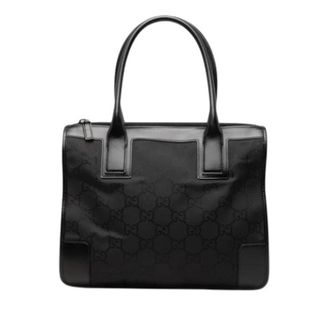 Gucci Pre-owned Vintage Nylon Tote - - Pre-owned - Damen - Schwarzk - ONE SIZE
