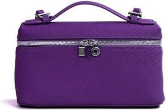 Generic NYSBH Sac à bandoulière en cuir de vache pour femme Petit seau