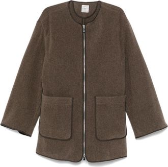 Toteme veste à fermeture zippée - Marron