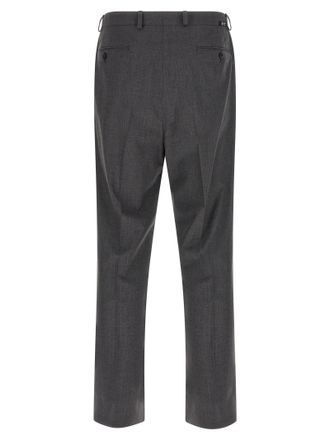 Prada Virgin Wool Blend Trousers - Charcoal