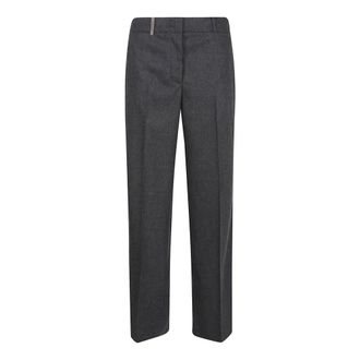 PESERICO Straight Hosen - - Trousers - Damen - Grau - XL