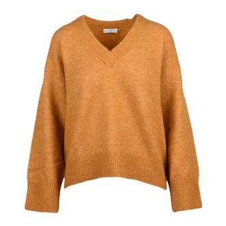 Ballantyne Femme, Pulls, Jaune, Taille: 40 FR Pull col en V