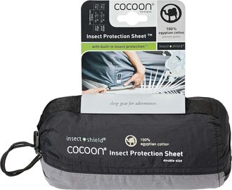 Cocoon Insect Shield Protection Sheets, Single, Elephant Grey