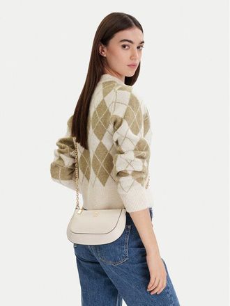 Tommy Hilfiger Handtasche Th Glam Mini Chain Crossover AW0AW18142 &Eacute;cru