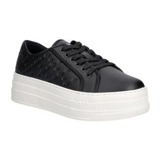 A|X Armani Exchange Low-top Sneakers mit Allover-Logopr&auml;gung - - Shoes - Damen - Schwarzk - 41 EU