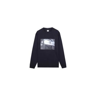 C.P. Company Crew Neck Stretch Fleece Sweatshirt - - Sweatshirts & Hoodies - Herren - Blau - 2XL