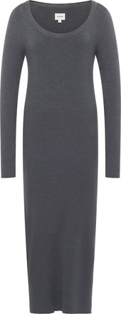 Mustang Jeans Damen Style Fanny Rib Knit Kleid, Ebony 486