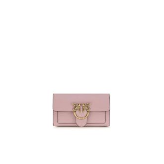 Pinko Pinko, Femme, Sacs, Rose, Taille: ONE Size Bos Taurus Shoulder Bag