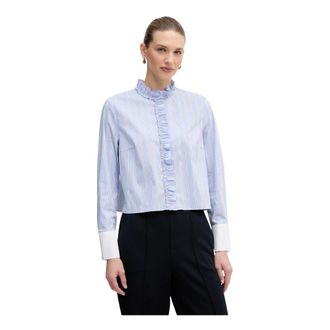 Oui Damen, Blusen & Hemden, Blau, MGr&ouml;&szlig;e