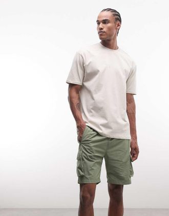 Capo Leichte Cargo-Shorts in Gr&uuml;n