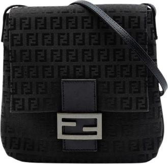 Fendi Sac bandouli&egrave;re vintage doccasion - Femme - Pre-owned - Noir - Taille: ONE Size