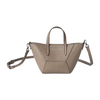 Brunello Cucinelli Femme, Sacs, Gris, Taille: ONE Size Duo mini bag