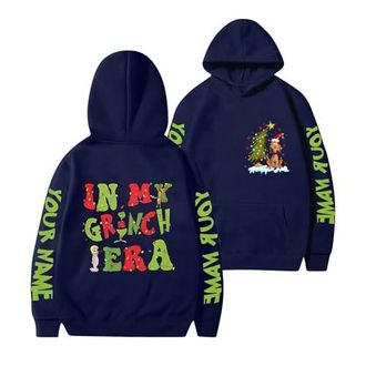 Generic Le Grinch Sweat A Capuche Femme Pulls Deguisement Plaid Pilou Hiver Vetement Chaud Adulte Sweatshirts Christmas The Costume De Moche Pyjama 2025 Overs