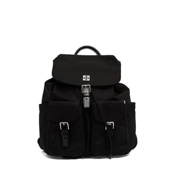Tory Burch Tory Burch Beuteltaschen - Nylon Backpack With Leather Accents And Practical - Gr. unisize - in Schwarz - für Damen