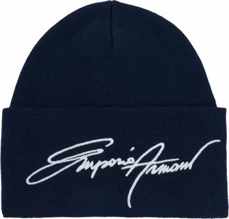 Armani Beanie - - Accessories - Damen - Blau - S