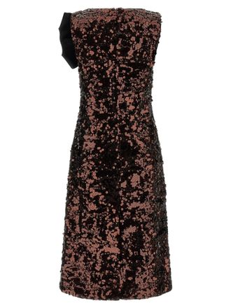 Ganni Sequin Embellished Dress - Black