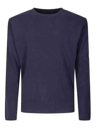 C.P. Company C. P. Company Pull Col Rond - Bleu