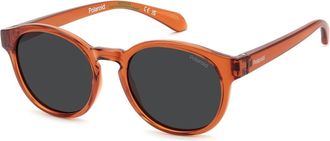 Polaroid unisex, Accessoires, Orange, Taille: 44 MM Lunettes de soleil PLD 8075/S