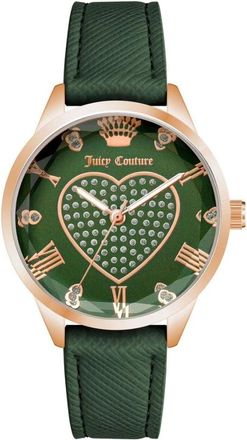 Juicy Couture Femme, Accessoires, Vert, Taille: ONE Size Montre Polipriel Verte