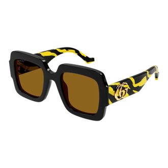 Gucci Square-frame Double G Sonnenbrillen - - Accessories - Damen - Schwarzk - 50 MM