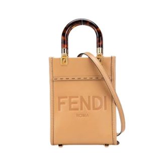 Fendi Pre-owned Mini Sunshine Shopper - Femme - Pre-owned - Beige - Taille: ONE Size
