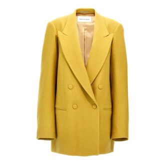 Dries Van Noten Blink Double-Breasted Blazer - - Jackets - Damen - Gelb - S
