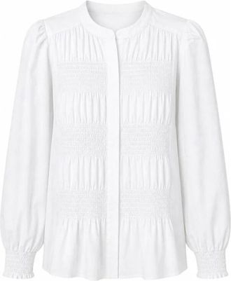 2-Biz Femme, Blouses et Chemises, Blanc, Taille: 46 FR Chemises