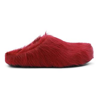 Marni Homme, Chaussures, Rouge, Taille: 45 EU Fussbett Clogs