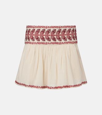 Isabel Marant Mini-jupe Picadilia brod&eacute;e en coton