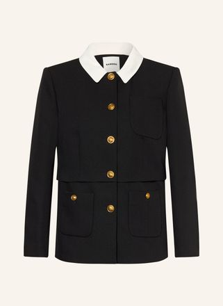 Sandro Sandro Blazer Mit Abnehmbarem Kragen schwarz
