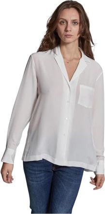 Caliban Damen, Blusen & Hemden, Weiß, LGröße