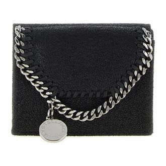 Stella McCartney Femme, Sacs, Noir, Taille: ONE Size Falabella Tri-Fold Wallet