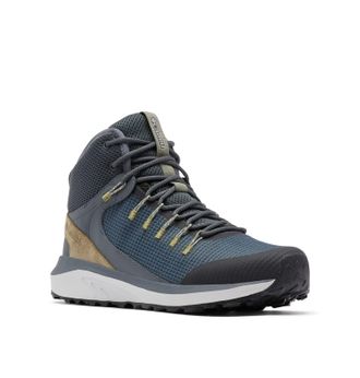 Columbia Trailstorm Mid Waterproof wasserdichte Trekking Und Wanderstiefel f&uuml;r Herren, Grau (Graphite x Creek), 44 EU