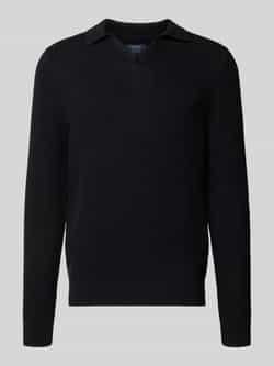 Mc Neal Strickpullover mit gerippten Abschl&uuml;ssen