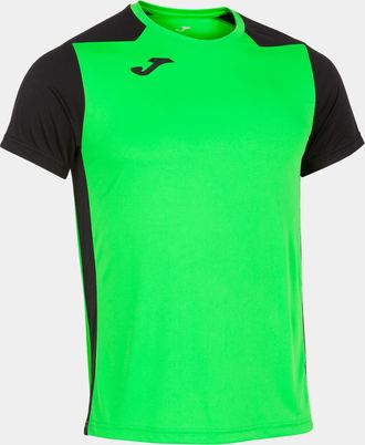 Joma T-Shirt Kurzarm II Fluor Grün Schwarz, 102223.021.2XL