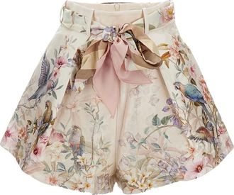 Zimmermann Femme, Shorts, Multicolore, Taille: 38 FR Short Shorts