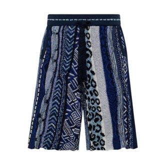 Laneus Homme, Shorts, Multicolore, Taille: S Short &agrave; Cordon de Serrage &agrave; Motifs