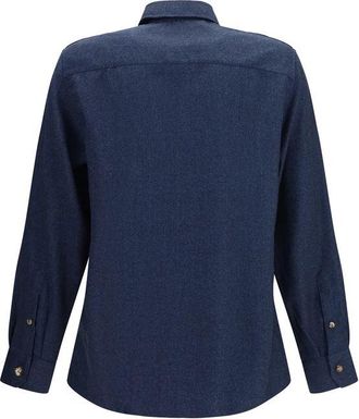 Brunello Cucinelli Wool Shirt - Navy