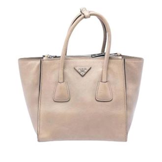 Prada Pre-owned Twin Pocket Satchel - Femme - Pre-owned - Beige - Taille: ONE Size