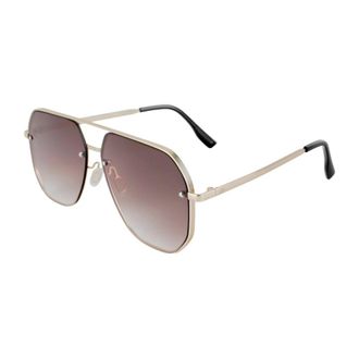 L37 Femme, Accessoires, Jaune, Taille: ONE Size Lunettes de Soleil &Eacute;l&eacute;gantes Lambda