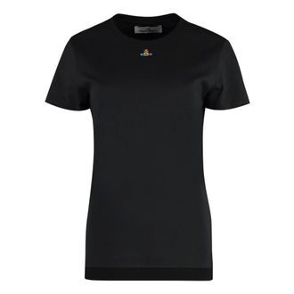 Vivienne Westwood Femme, Tops, Noir, Taille: 40 FR Orb Peru T-shirt