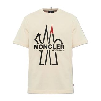 Moncler T-shirt Apr&egrave;s-Ski - Homme - Tops - Beige - Taille: S