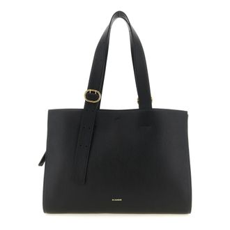 Jil Sander Femme, Sacs, Noir, Taille: ONE Size Cannolo Leather Shopping Bag