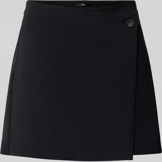 Zero Skort in Wickel-Optik mit Paspeltaschen am Ges&auml;&szlig;