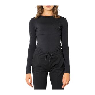 Love Moschino Langarm-T-Shirt - - Tops - Damen - Schwarzk - XS