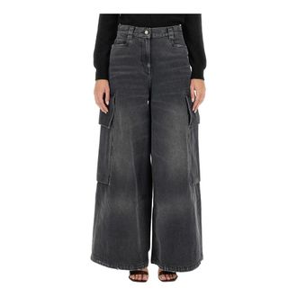 Palm Angels Weite Parachute Jeans - - Jeans - Damen - Grau - W27