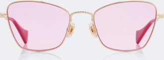 Valentino Garavani Lunettes de soleil carr&eacute;es Torchon VLogo