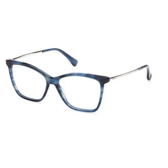 Max Mara Monture Ronde Mm5235 - unisex - Accessoires - Bleu - Taille: 53 MM